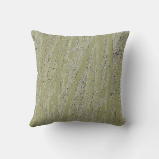 'Zen Bamboo' Throw Pillow | Zazzle