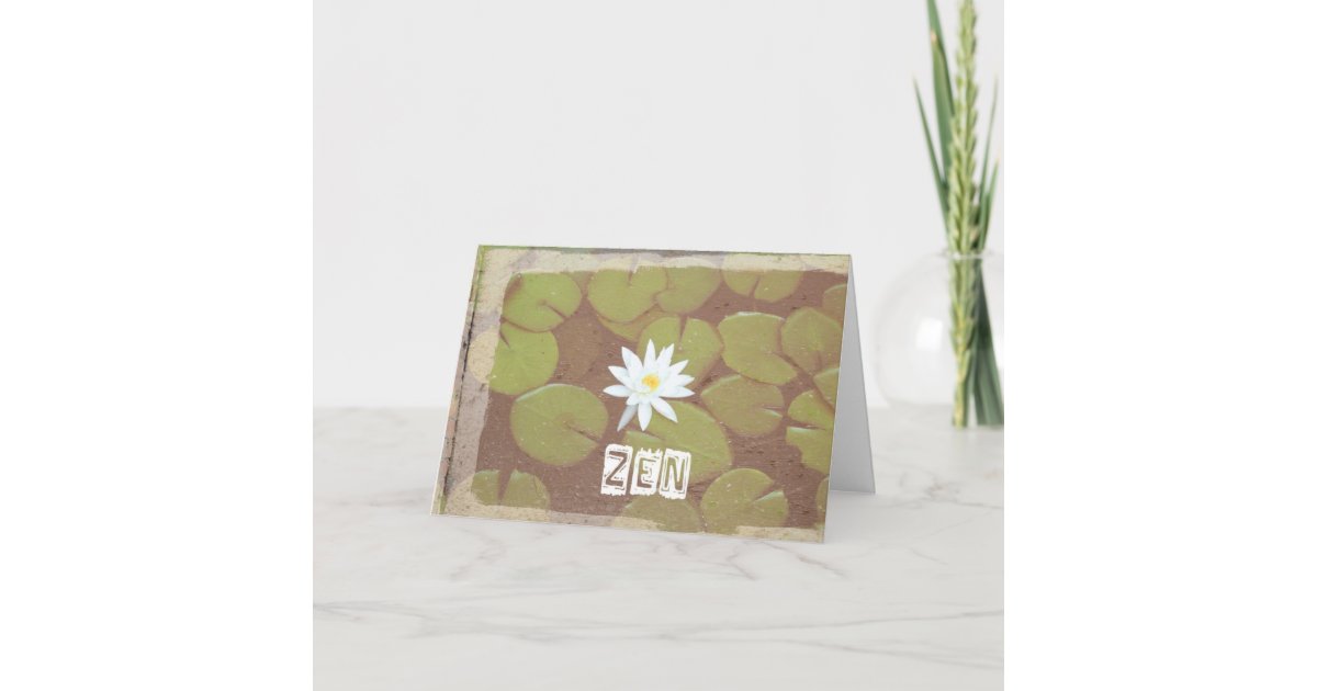 Zen Birthday Card | Zazzle