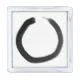 Zen Buddhist Enso Circle Silver Finish Lapel Pin | Zazzle