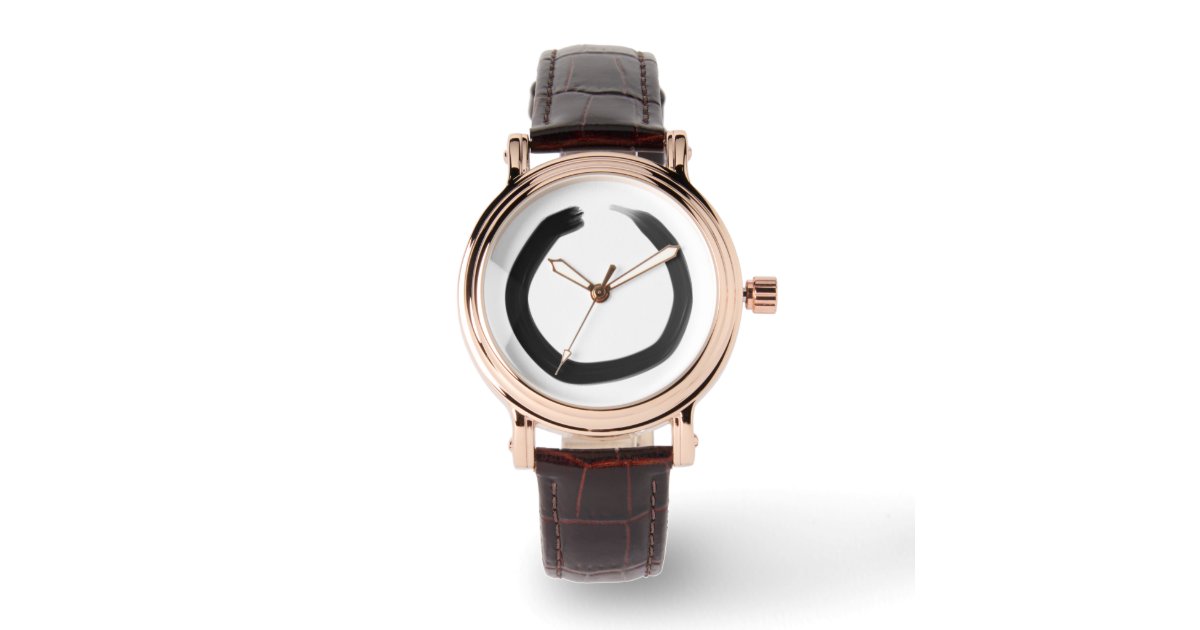 Zen Buddhist Enso Circle Watch | Zazzle
