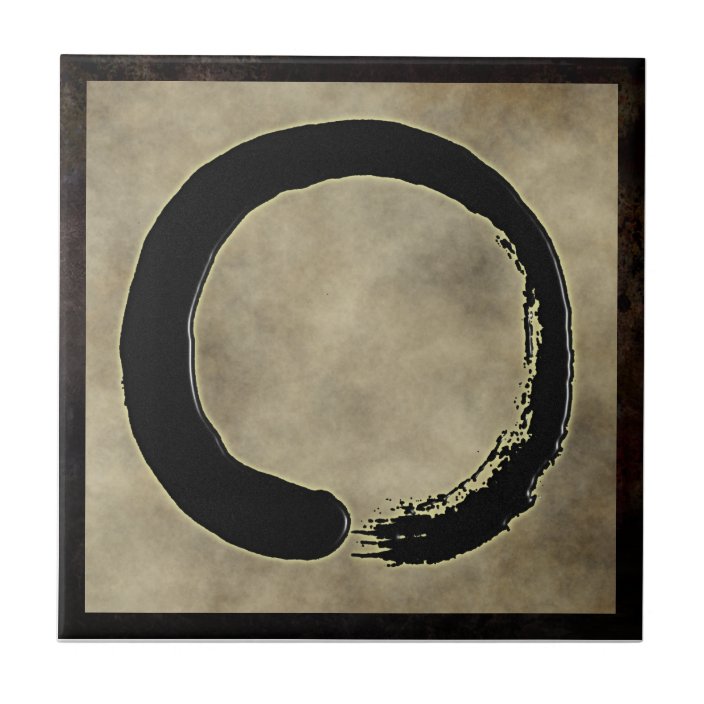 ZEN CIRCLE CERAMIC TILE | Zazzle.com