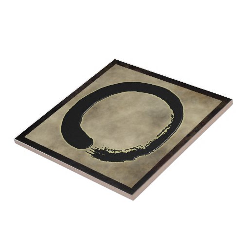 ZEN CIRCLE CERAMIC TILE | Zazzle