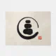 Zen Enzo Circle and Zen stones Doormat | Zazzle