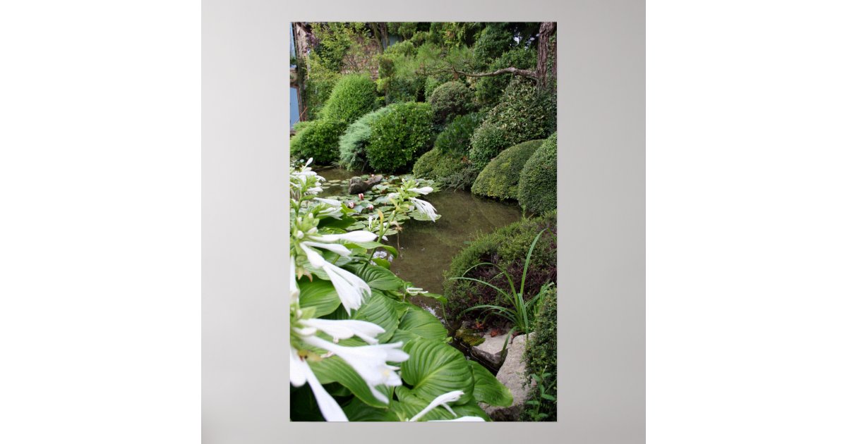 Zen Garden 1 with White border Other Posters | Zazzle