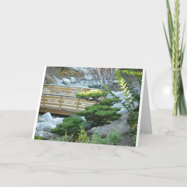 Zen Garden Card | Zazzle