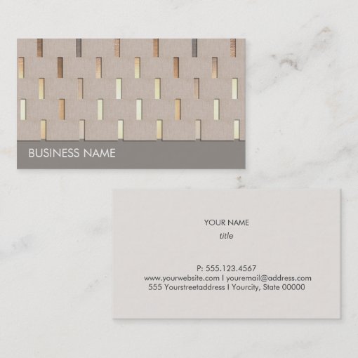 Zen Gold Pattern Business Card | Zazzle
