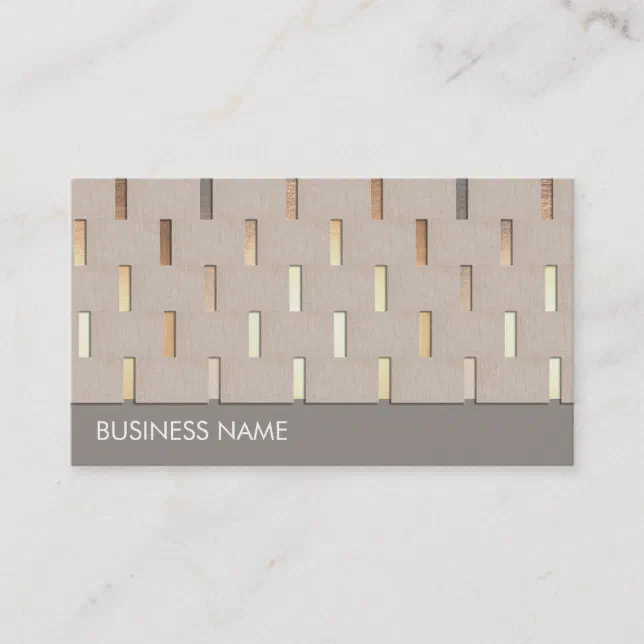 Zen Gold Pattern Business Card | Zazzle