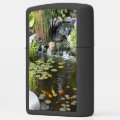Zen Koi Waterfall Pond and Garden Zippo Lighter | Zazzle