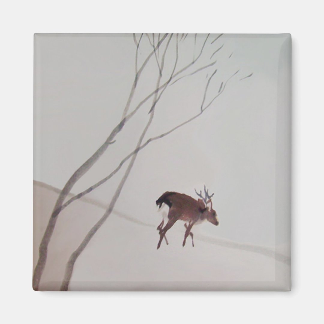 Zen meditation magnet | Zazzle