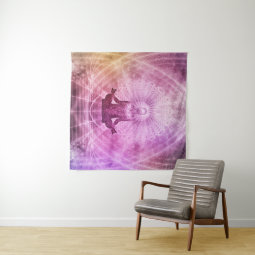 Zen Meditation Mandala Wall Tapestry | Zazzle