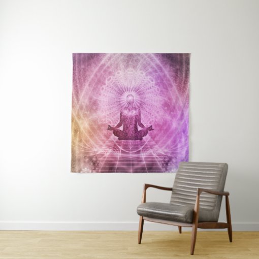 Zen Meditation Mandala Wall Tapestry | Zazzle