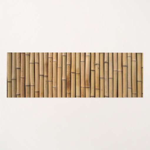 Zen Natural Bamboo Yoga Mat | Zazzle