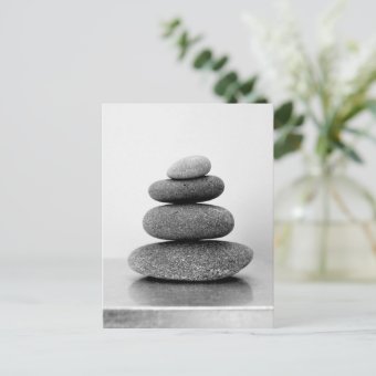 Zen Pebbles Postcard | Zazzle