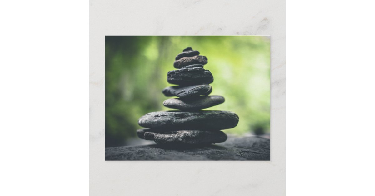 ZEN ROCKS POSTCARD | Zazzle