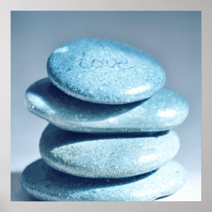Zen Rocks Poster | Zazzle