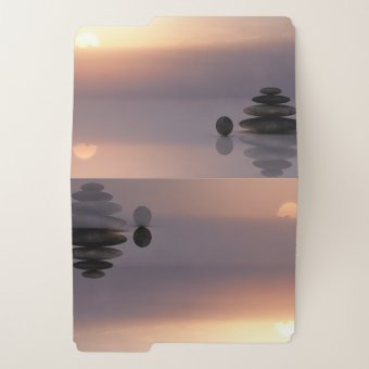 Zen Stones, Beautiful Orchid File Folder | Zazzle