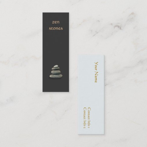 Zen Stones Business Card | Zazzle