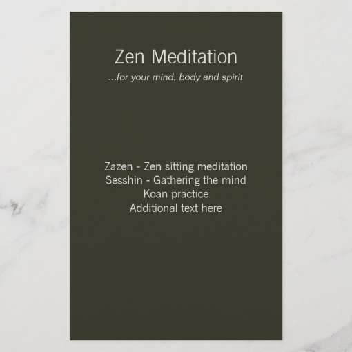 Zen Stones flyer | Zazzle