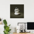 Zen Stones - poster | Zazzle