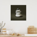 Zen Stones - poster | Zazzle