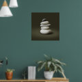Zen Stones - poster | Zazzle