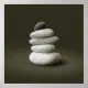 Zen Stones - poster | Zazzle