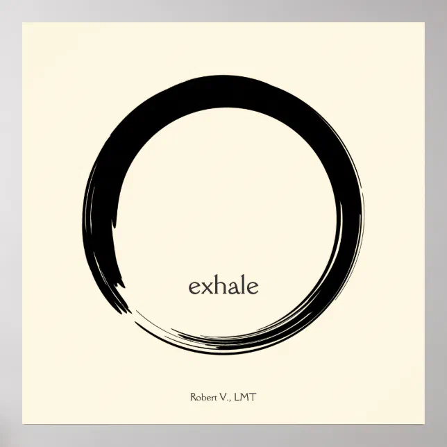 Zen Symbol Poster | Zazzle