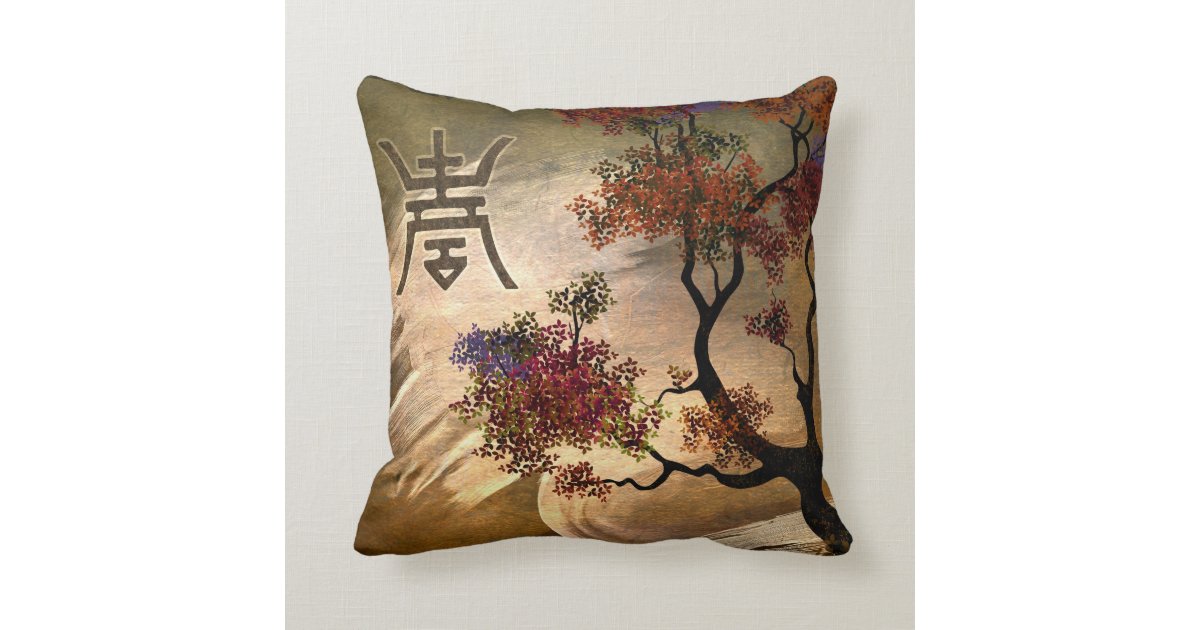 Zen Tree Pillow | Zazzle.com
