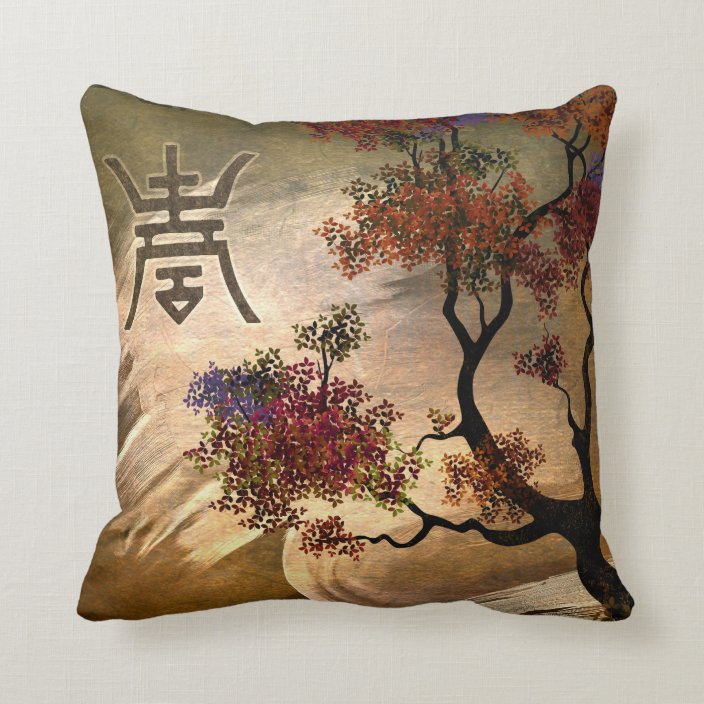 Zen Tree Pillow | Zazzle.com