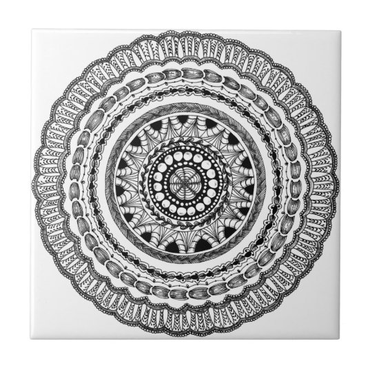 Zendala "Queste" Ceramic Tile | Zazzle.com