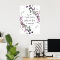 Zephaniah 3:17 He will Rejoice over You Poster | Zazzle