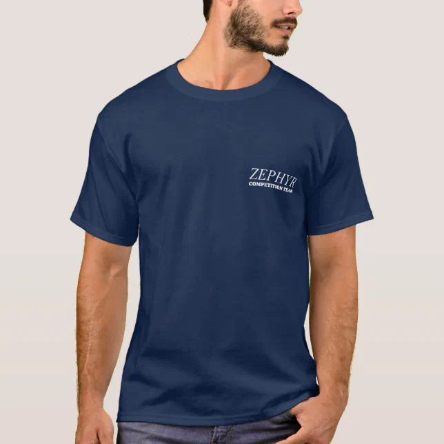 Zephyr Competition Team T-Shirt | Zazzle
