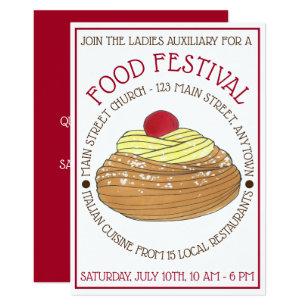 Food Festival Invitations | Zazzle