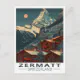 Zermatt Matterhorn Vintage Travel Postcard | Zazzle