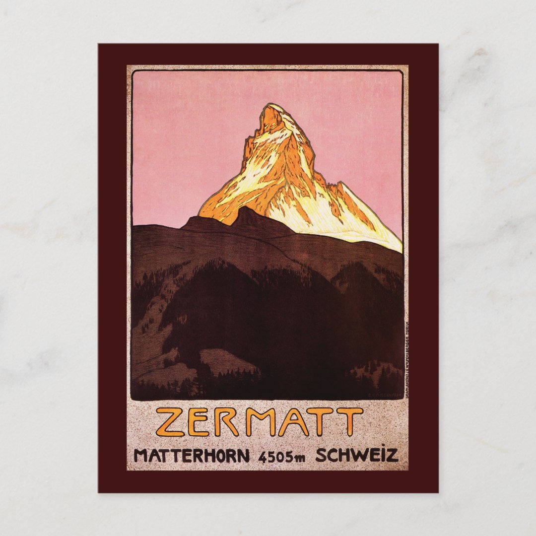 Zermatt Switzerland Postcard | Zazzle
