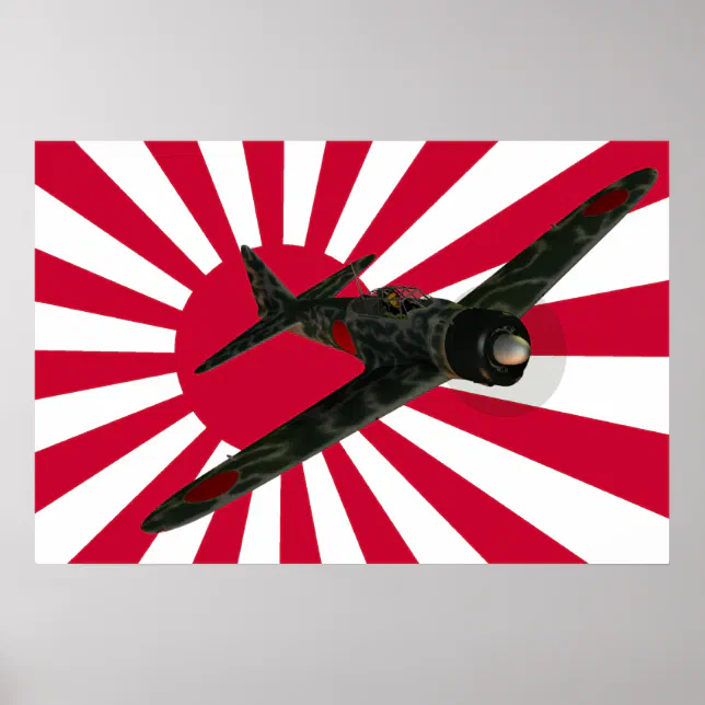 Zero Fighter Aircraft Poster | Zazzle