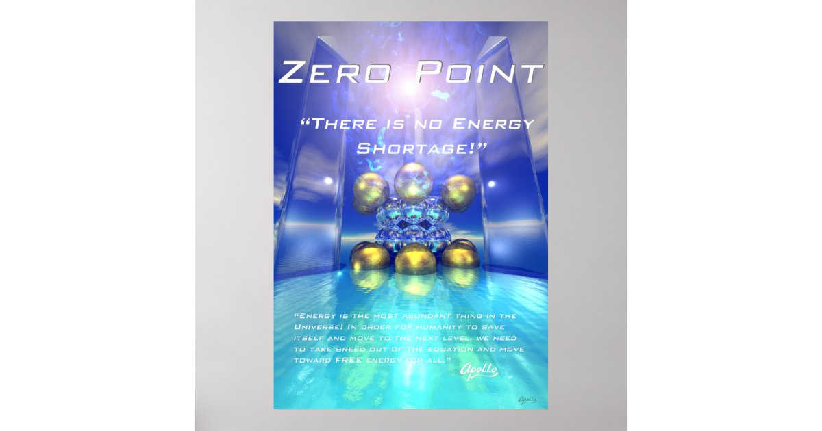 Zero Point Energy Poster | Zazzle