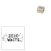 Zero Waste | Sustainability Eco-Friendly Rubber Stamp | Zazzle