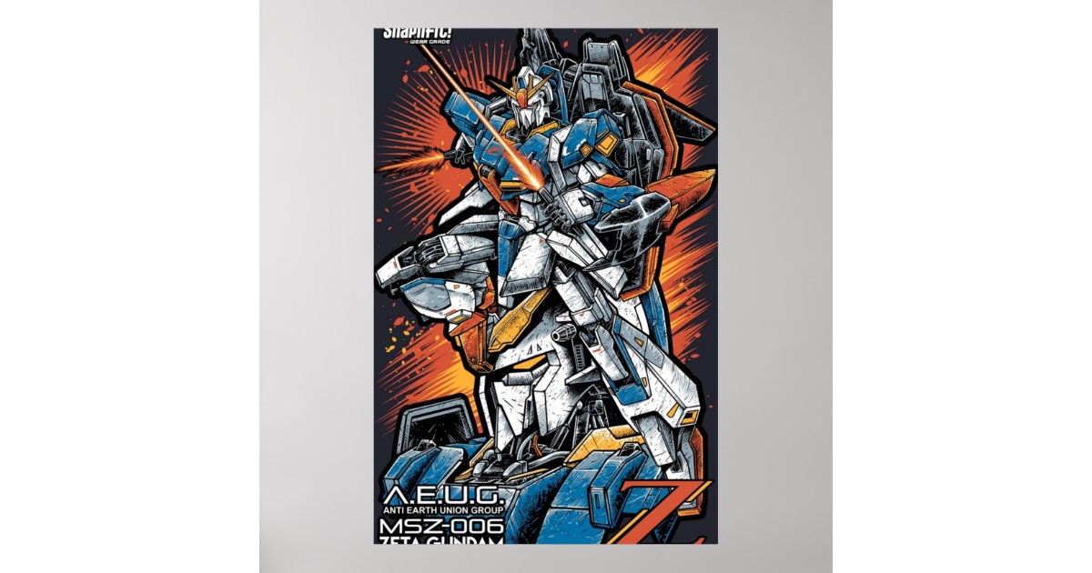 Zeta Gundam Poster | Zazzle