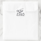 Zeus Classic Round Sticker | Zazzle