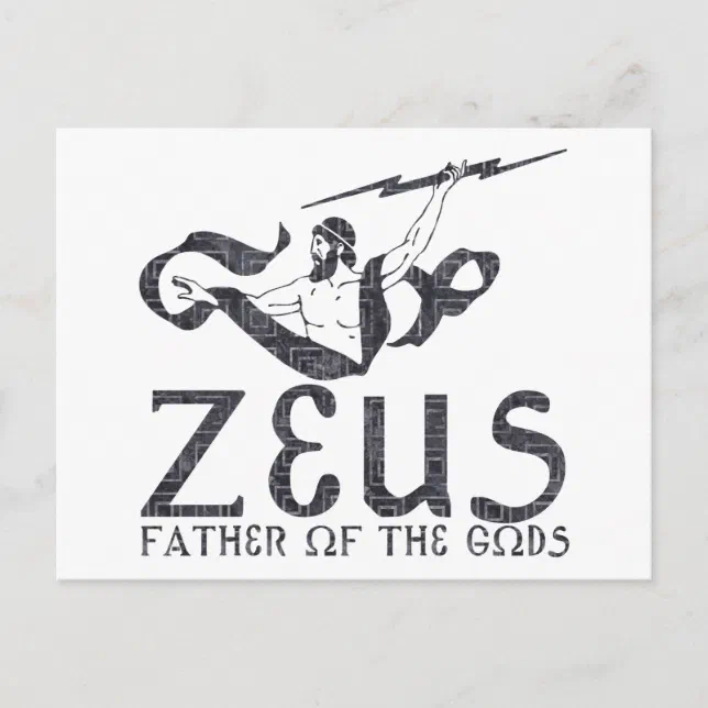 Zeus Postcard | Zazzle