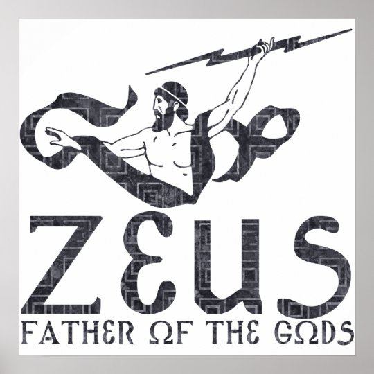 Zeus Poster | Zazzle.com