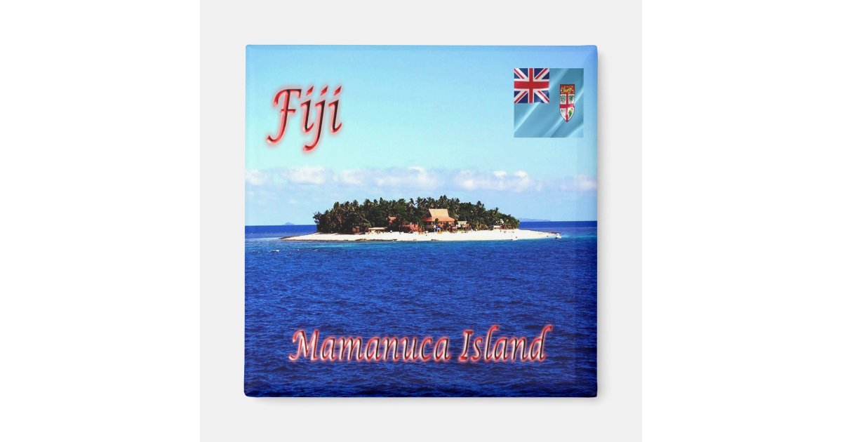 zFJ011 FIJI, MAMANUCA ISLAND, Oceania, Fridge Magnet | Zazzle