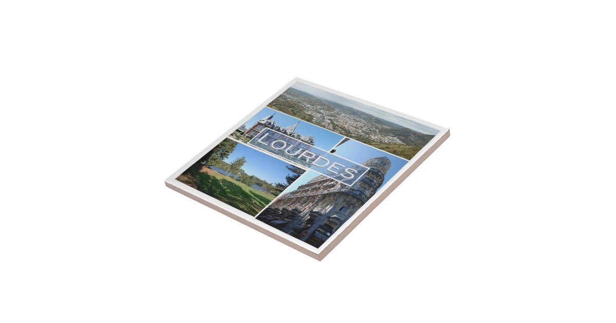 zFR039 LOURDES, France, Ceramic Tile | Zazzle