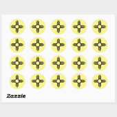 Zia Sun Classic Round Sticker | Zazzle