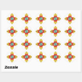 Zia Sun - Zia Pueblo - New Mexico Classic Round Sticker | Zazzle