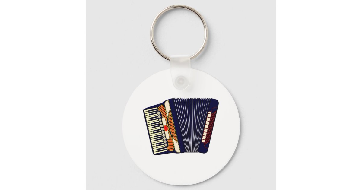 Ziehharmonika Akkordeon accordion Keychain | Zazzle