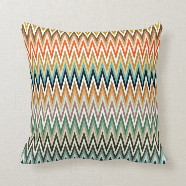 Multi Colored Decorative & Throw Pillows | Zazzle
