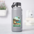 Zihuatanejo Mexico Travel Art Vintage Sticker | Zazzle