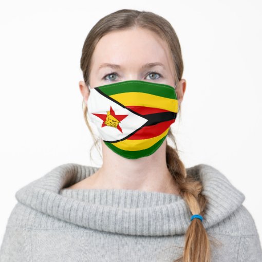 Zimbabwe Flag Cloth Face Mask | Zazzle